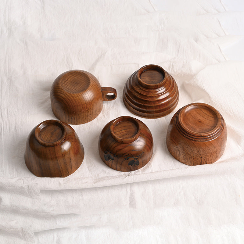 Wholesale Chinese Style Wooden Bowls for Adults and Kids, Creative ...