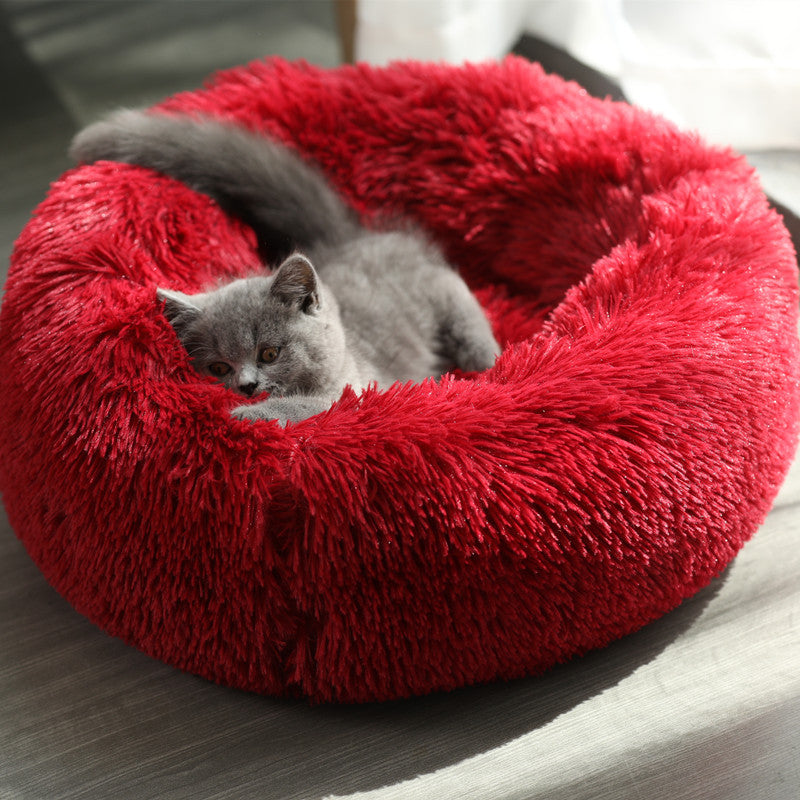 Wholesale Deep Sleep Pet Bed - Plush Round Pet Bed for Cats and Dogs ...