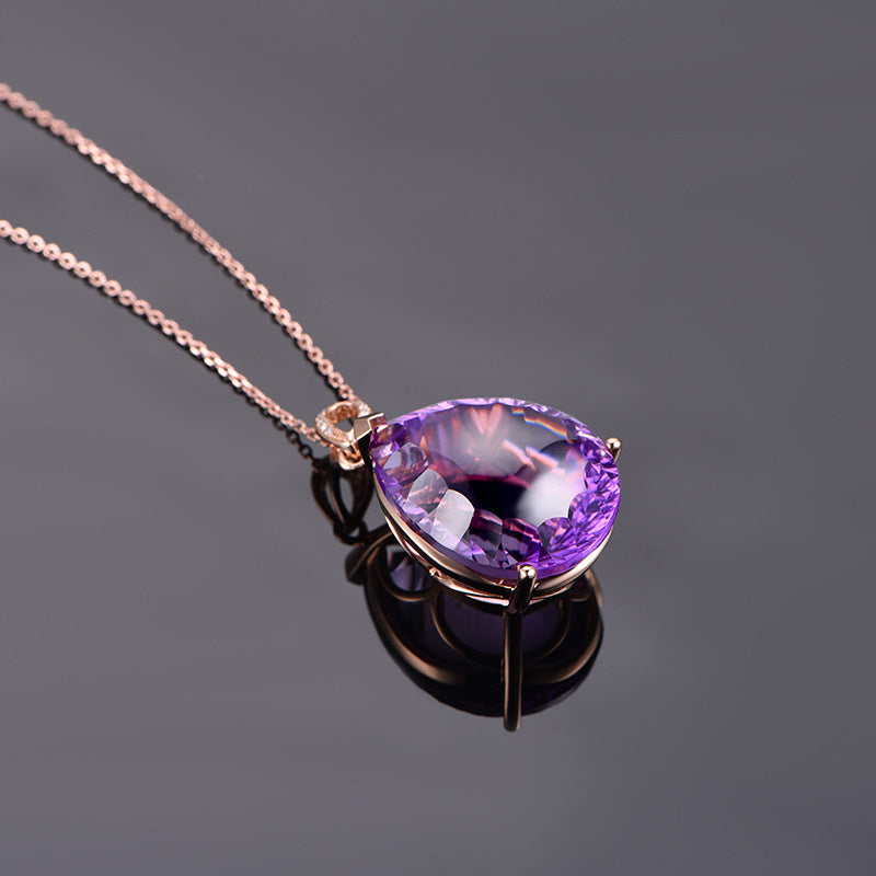 Wholesale 30% Silver European Style Women's Water Drop Shape Gem ...