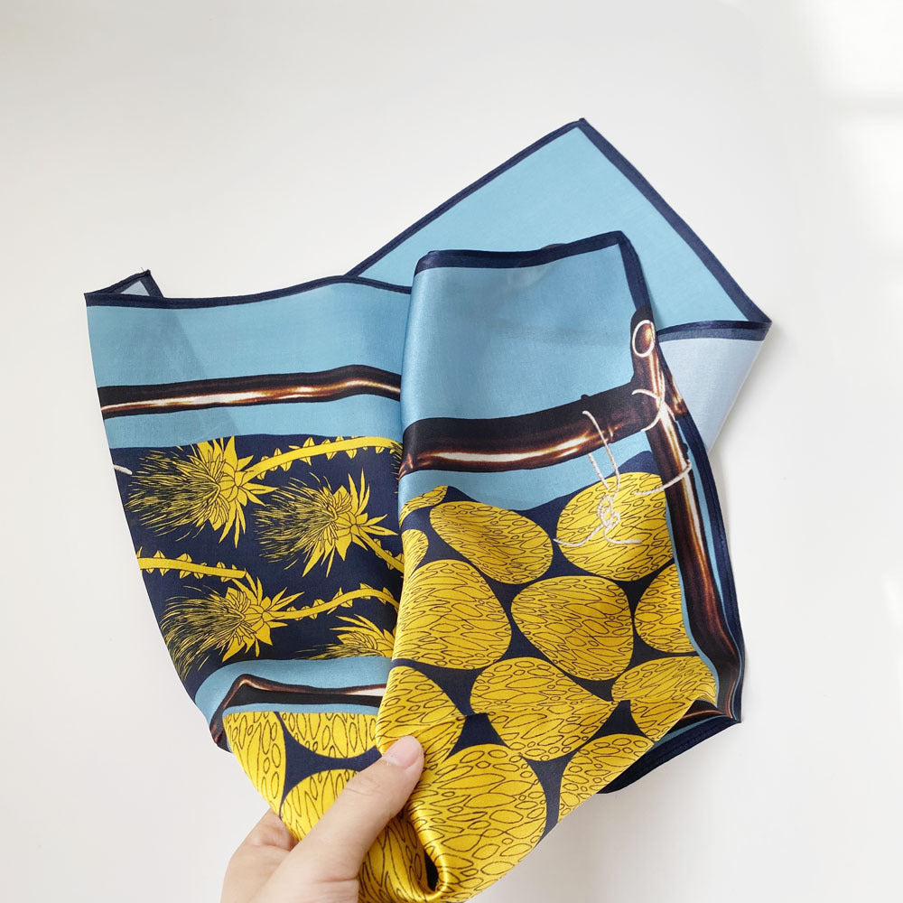 Wholesale Hangzhou 100% Real Silk Scarf for Women, Floral Printed ...