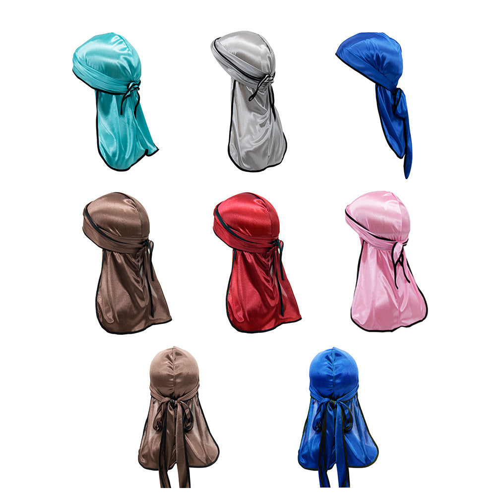 Wholesale Other Hats & Caps Long Tail Durag with 96% Cotton, Round Cap ...
