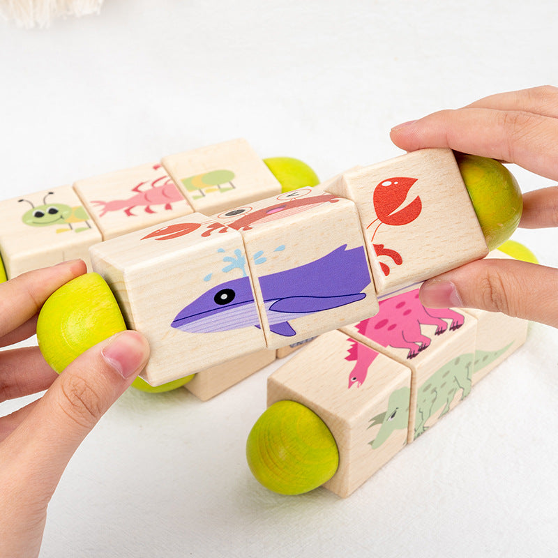 Wholesale Early Education Toy: Cognitive Animal Vegetable Rotating Flat ...