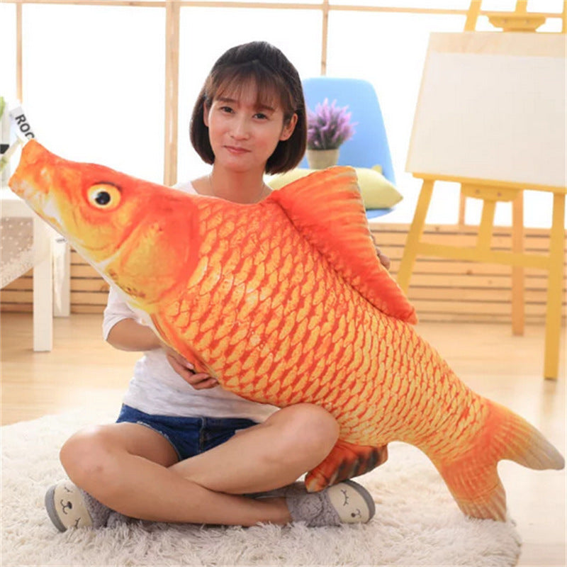 Wholesale Lovely Red Carp Plush Toy Doll Cushion for Company Events ...