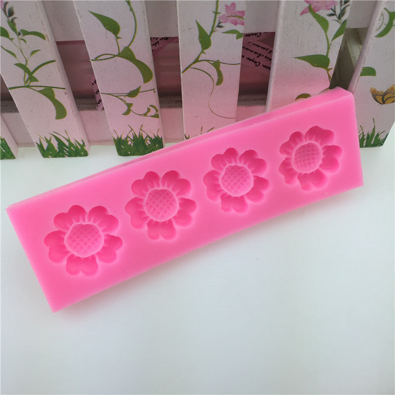 Wholesale DIY 4-in-5 Flower Silicone Mold for Cake Decoration– MarcoThePolo