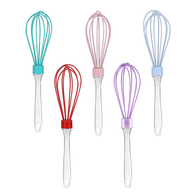 Wholesale 10 Inch Transparent Silicone Whisk Handheld Manual Whisk ...