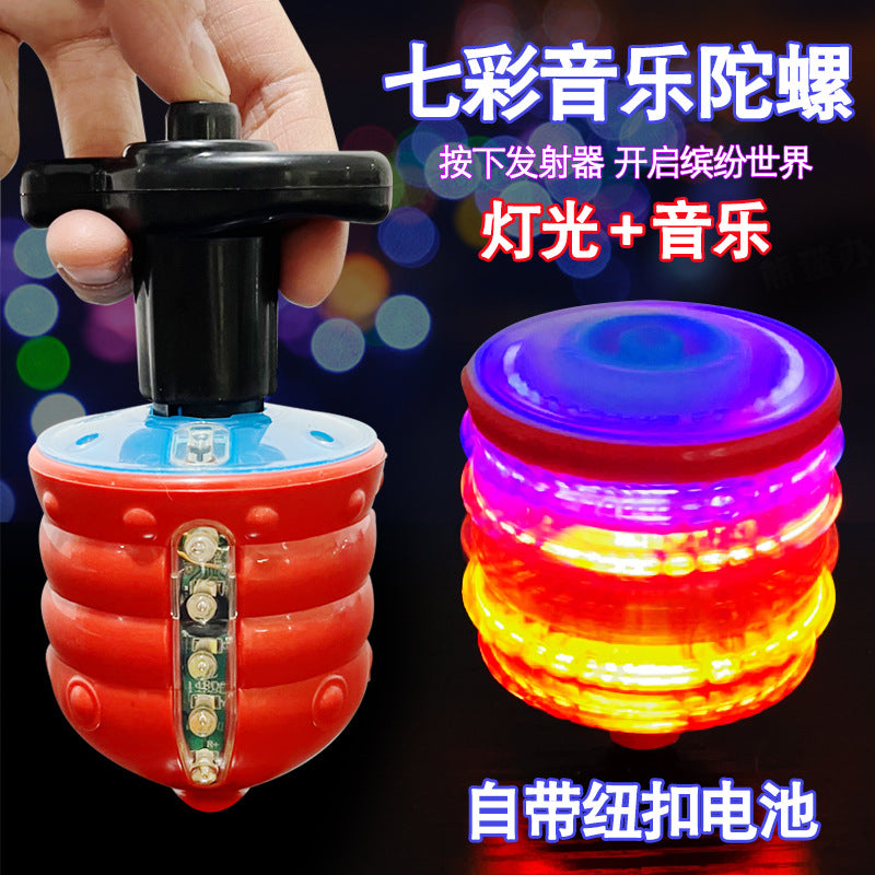 Wholesale Light Up Music Spinning Top for Kids Ages 7-14, OPP Bag ...