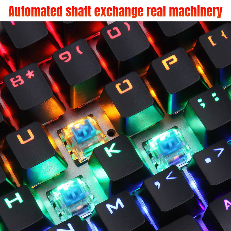 Wholesale FV-Q302 104-Key RGB Mechanical Gaming Keyboard for HP/Compaq ...