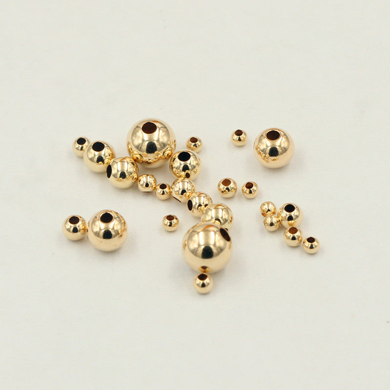 Wholesale DIY 14K Gold GF Beads Necklace with 14K Gold Filled ...