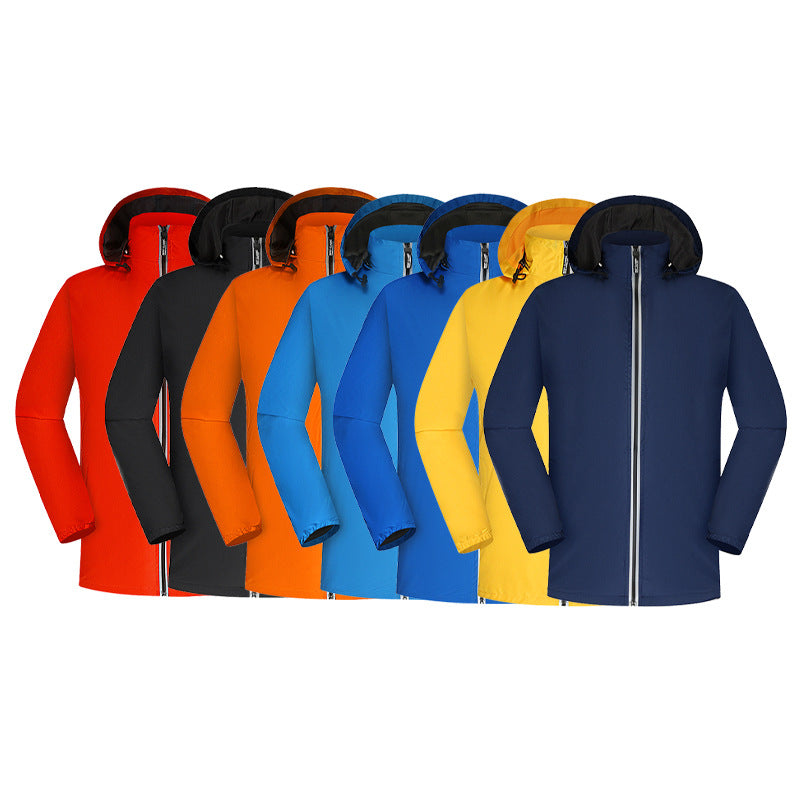 Wholesale Men's Waterproof and Windproof Jacket with Reflective Logo ...