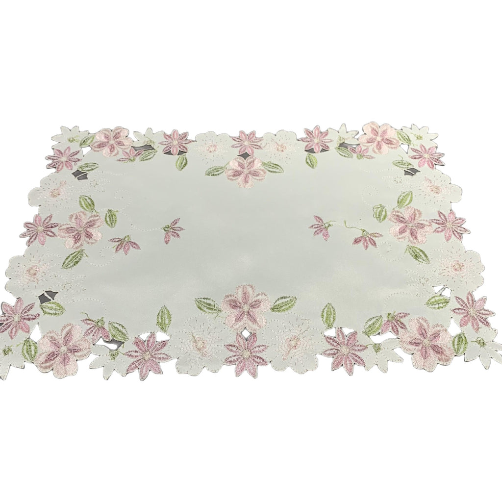Wholesale New Floral Print Table Mat, 100% Polyester, Square Shape ...