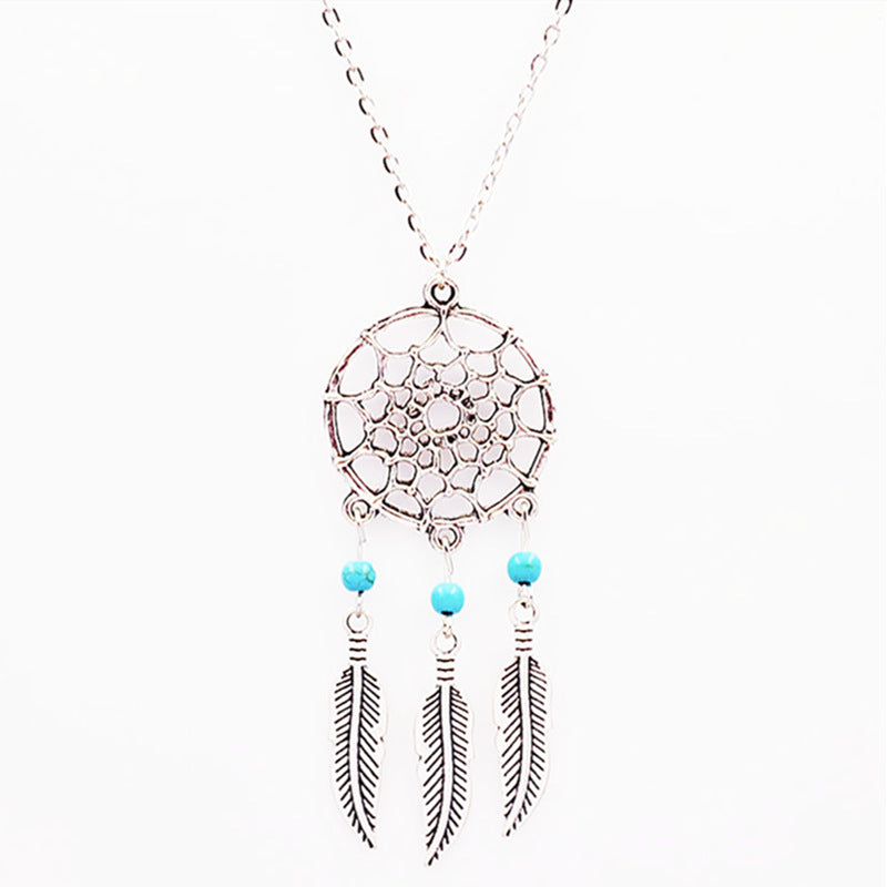 Wholesale Luxury Dream Catcher Necklace with Tassel, Feather and Beads ...