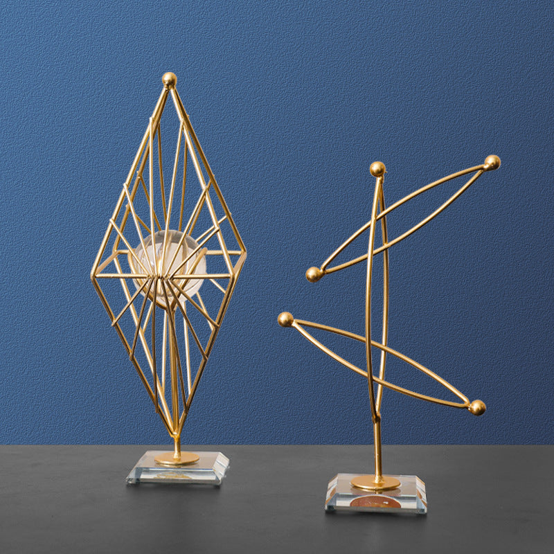 Wholesale Modern Nordic Light Luxury Geometric Crystal Ball Home Decor ...