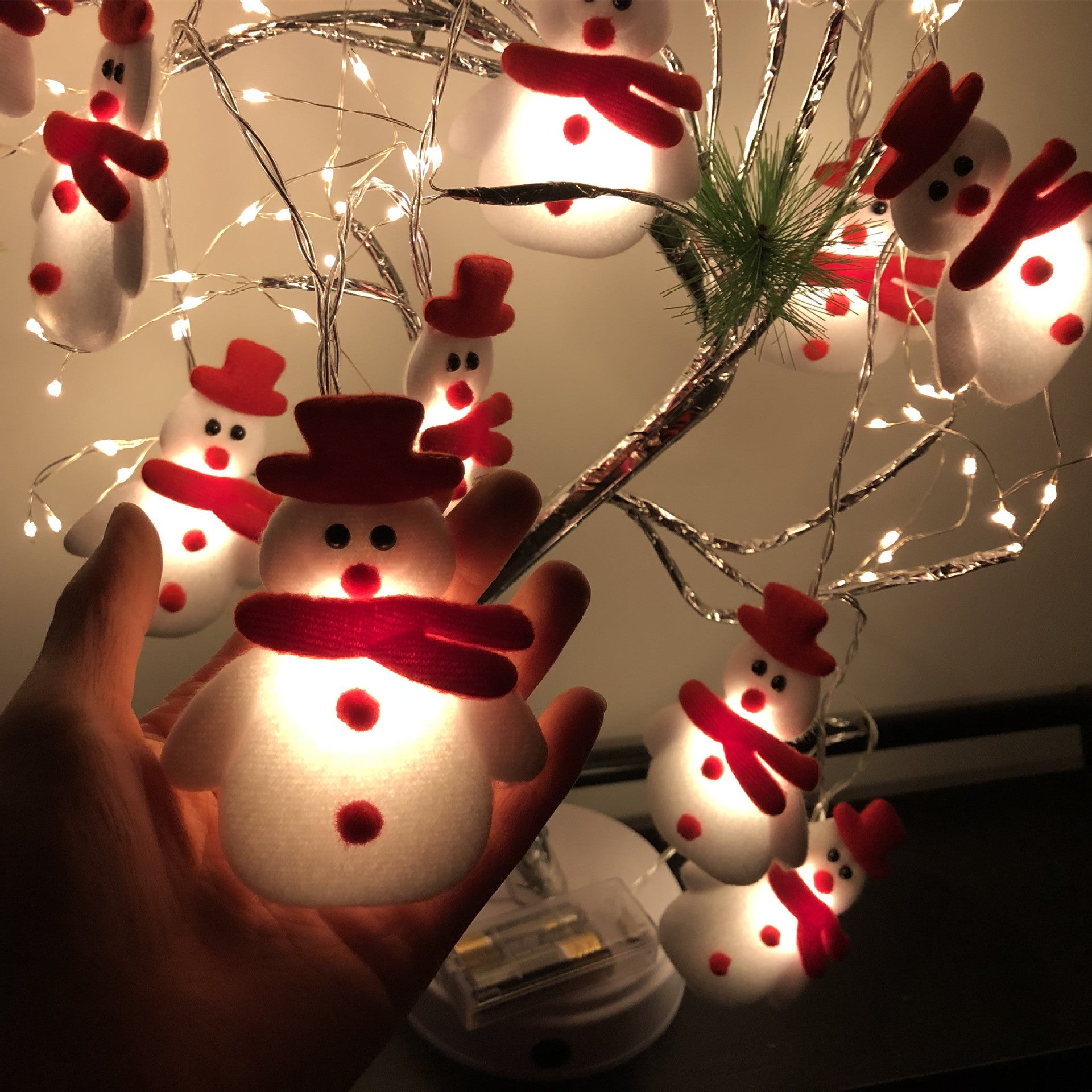 Wholesale Christmas Snowman LED String Light Decoration for Home Room ...