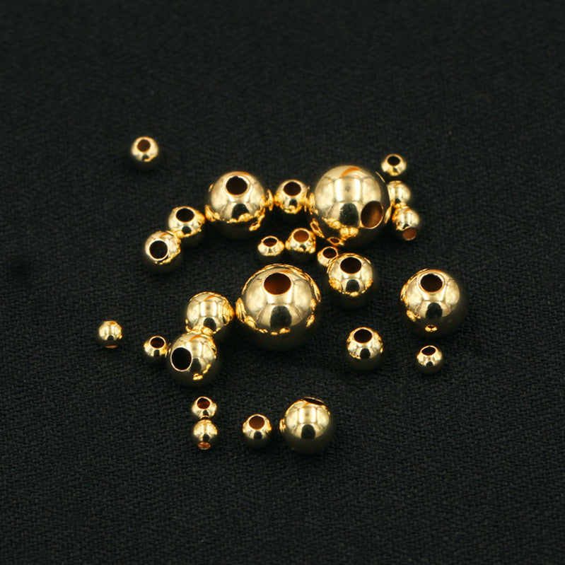 Wholesale DIY 14K Gold GF Beads Necklace with 14K Gold Filled ...