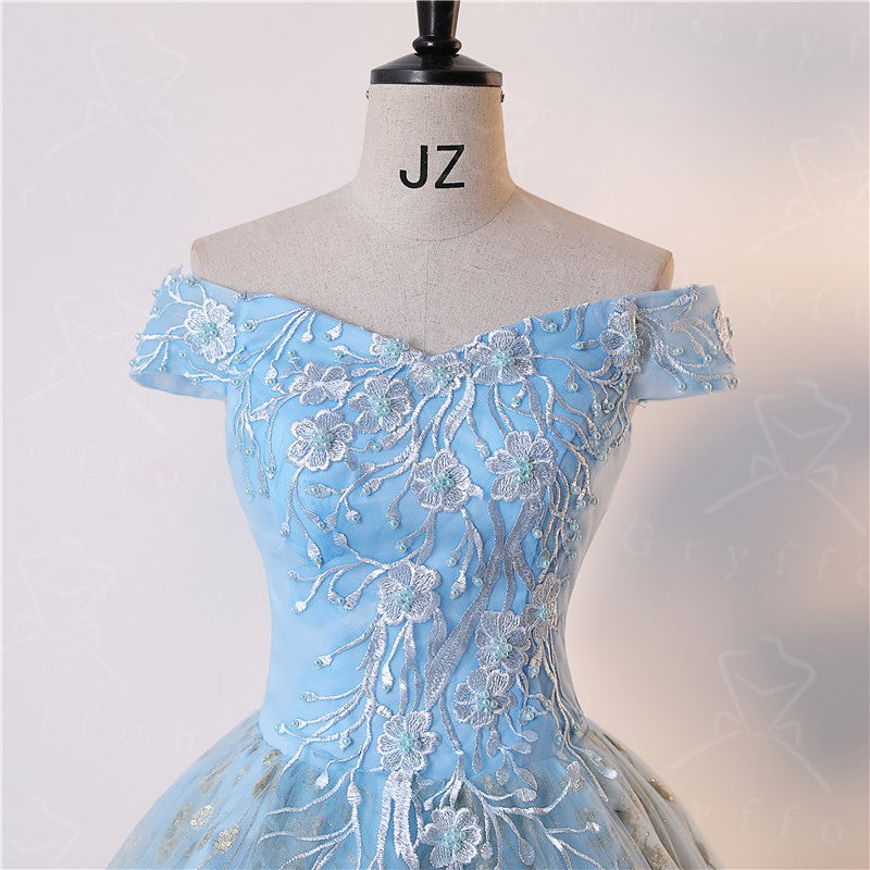 Wholesale Elegant Lace Princess Dress with Shiny Sequins for Adults ...