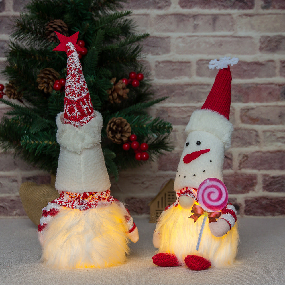 Wholesale New Light-up Christmas Decoration Plush Toy Dolls for ...