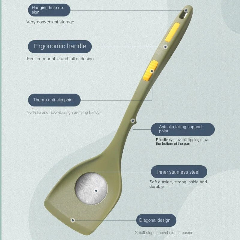 Wholesale Food-Grade Silicone Kitchen Utensils Set - Non-Stick, Heat ...